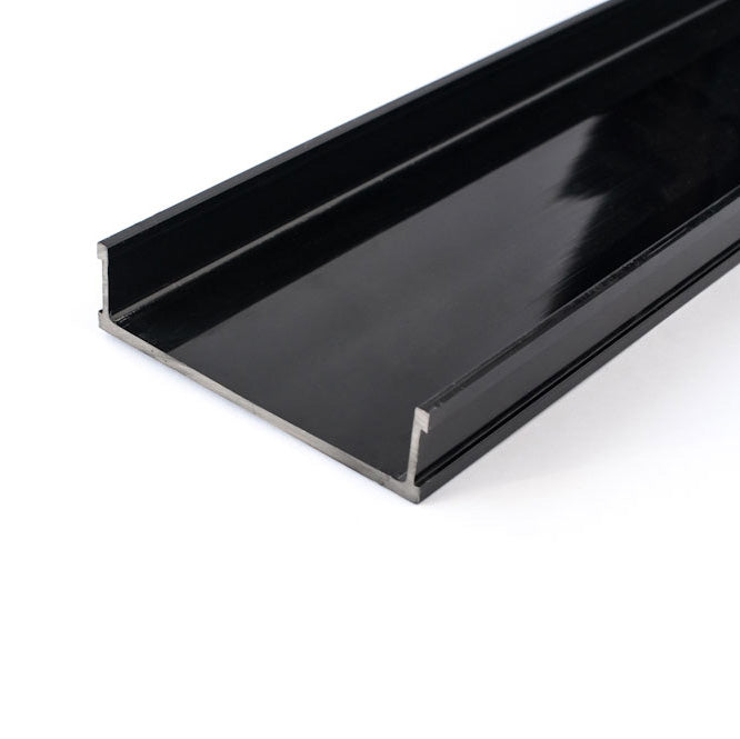 Modular Base Channel 1250mm Black | Grates 2 Go – Grates 2 Go Modular