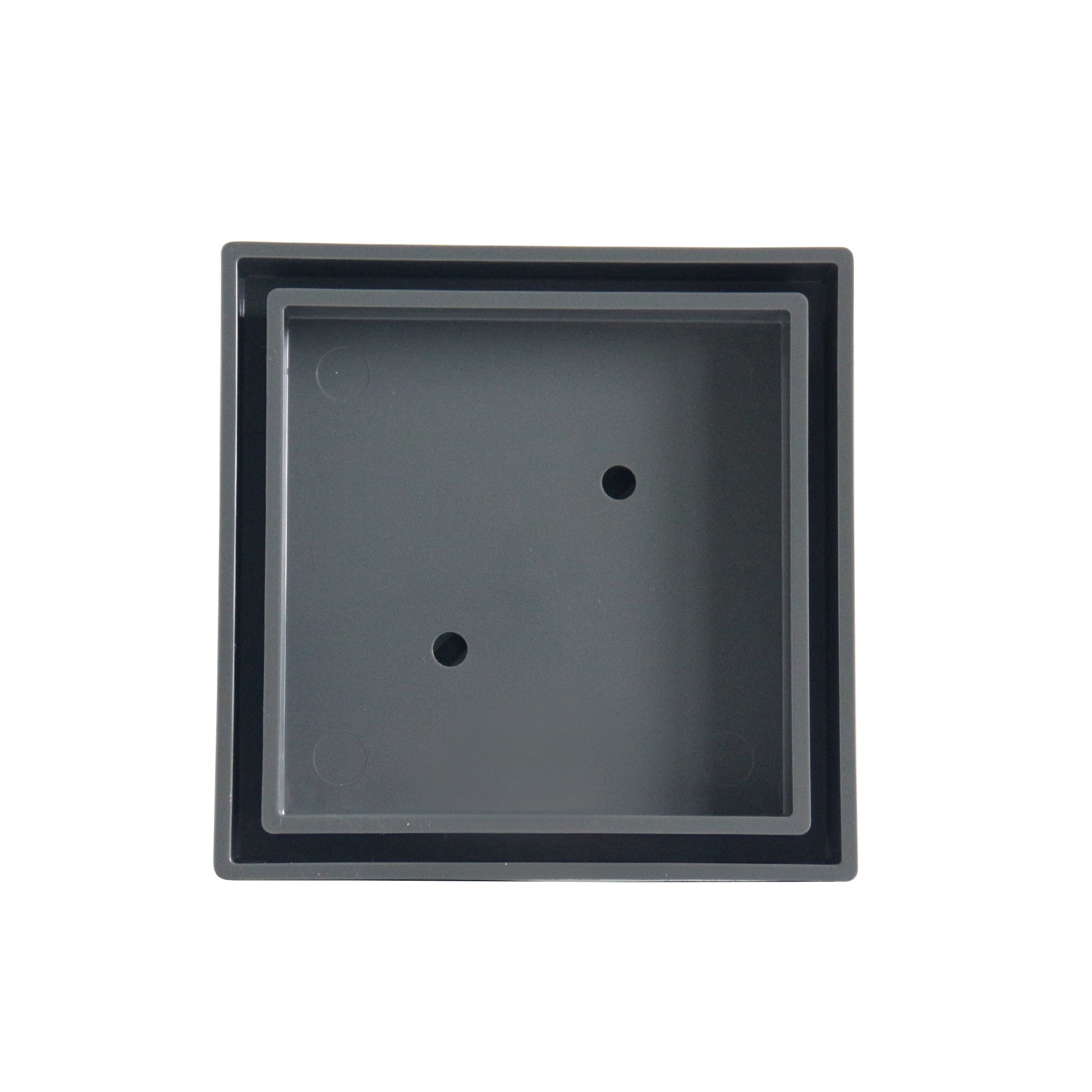 UPVC Smart Tile Point Drain 90mm Outlet - Grey | Grates 2 Go – Grates 2 ...