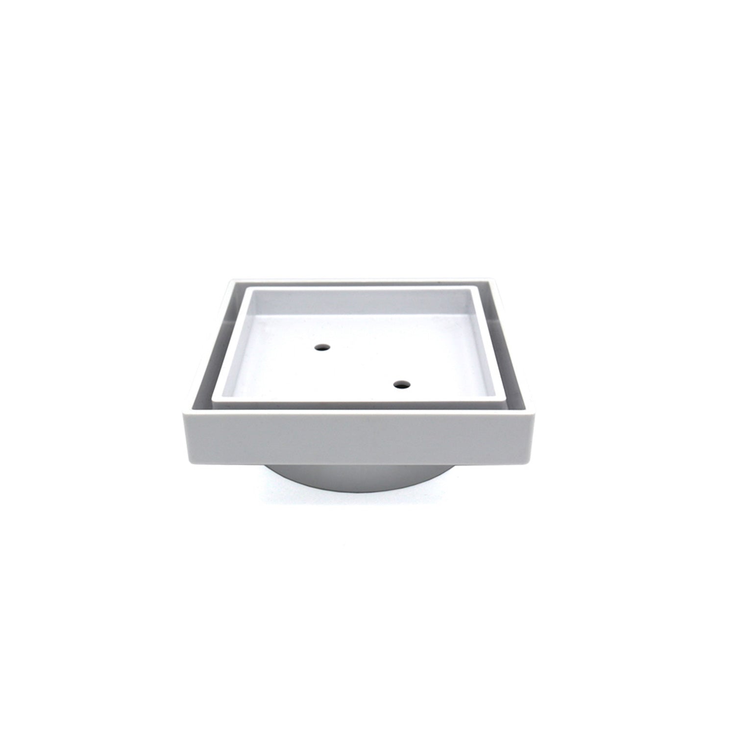 UPVC Smart Tile Point Drain 90mm Outlet - White | Grates 2 Go – Grates ...