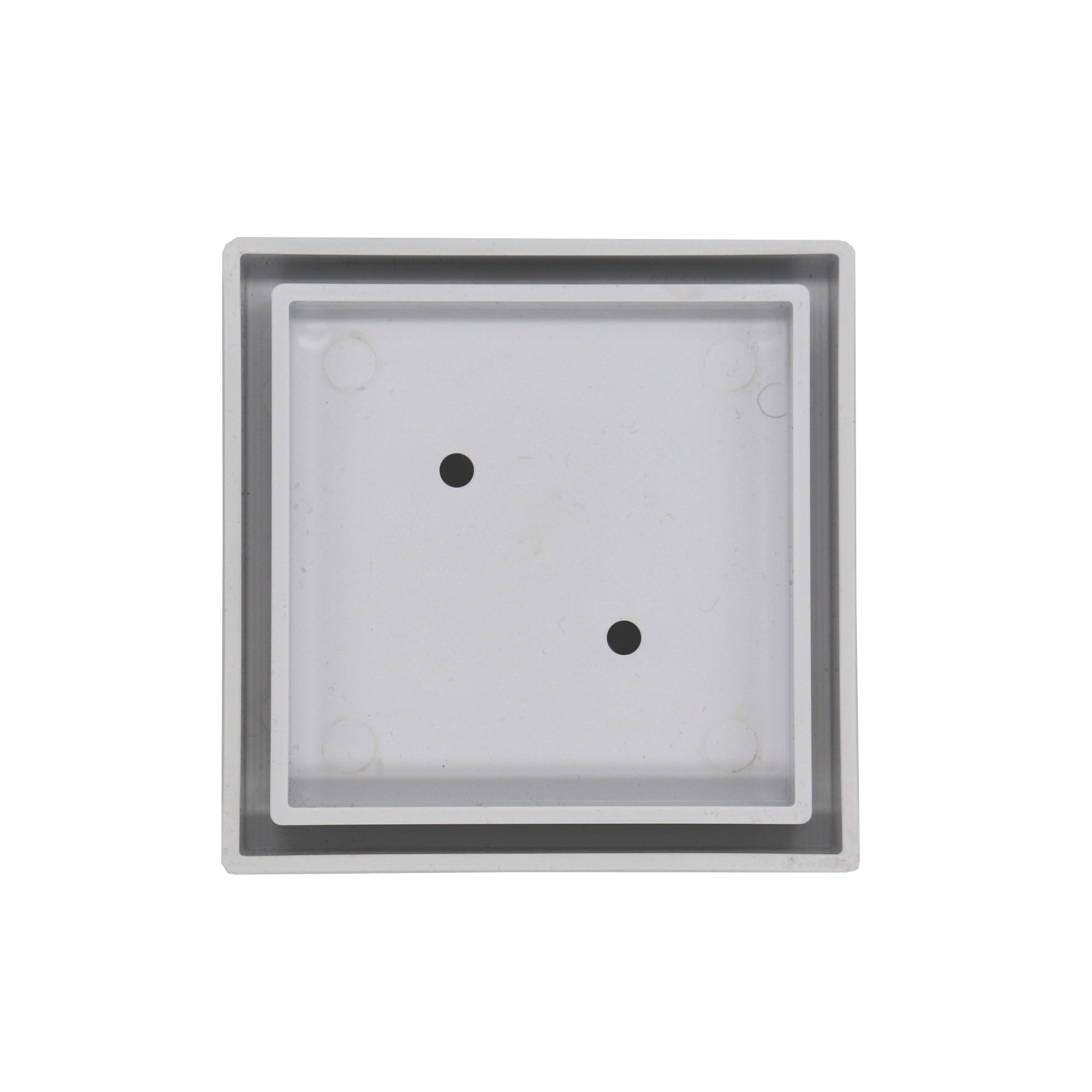 UPVC Smart Tile Point Drain 90mm Outlet - White | Grates 2 Go – Grates ...